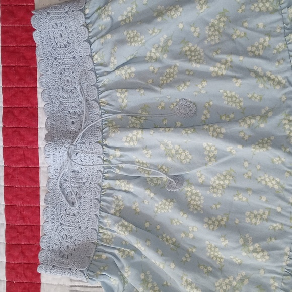 Derek Heart | Skirts | Derek Heart Juniors Lblue Floral Print Tiered ...